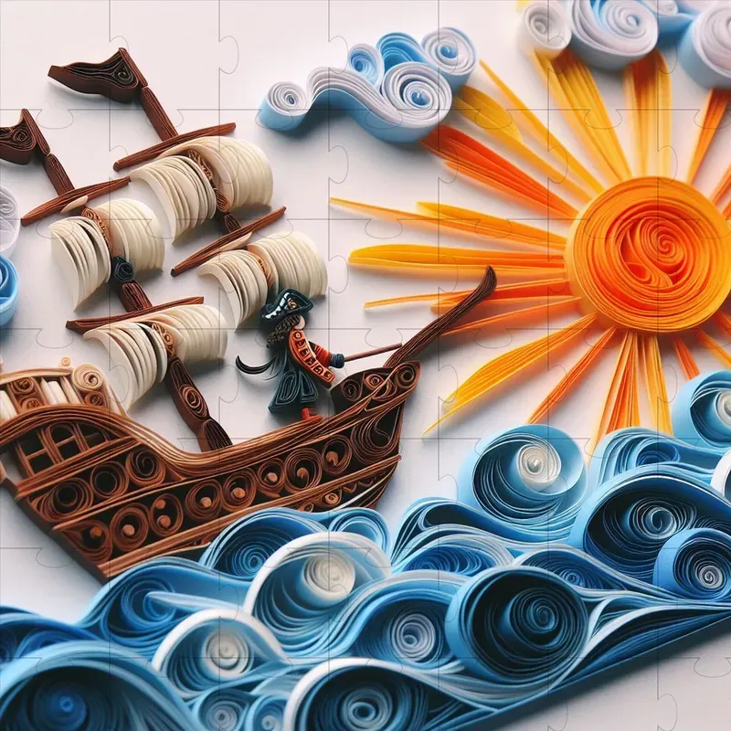 Paper Quilled Tales Artworks DALL·E Prompt | PromptBase