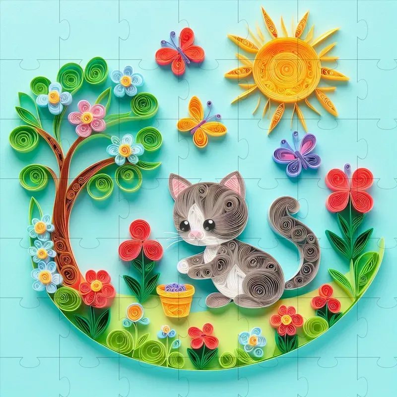 Paper Quilled Tales Artworks DALL·E Prompt | PromptBase