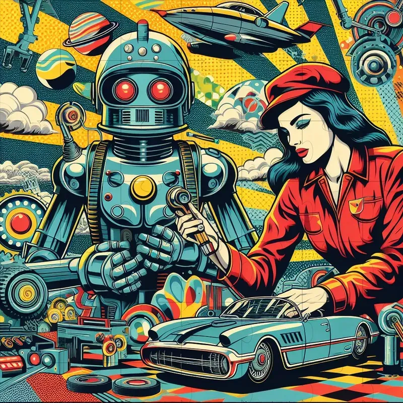 1960s Pop Art Posters DALL·E Prompt | PromptBase