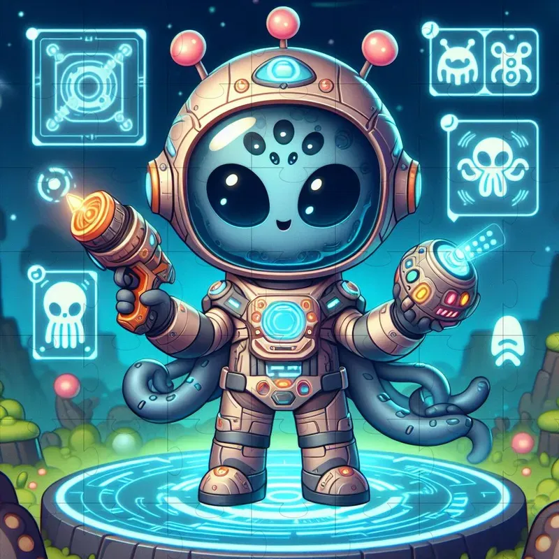 Indie Chibi Adventures Game Characters DALL·E Prompt | PromptBase