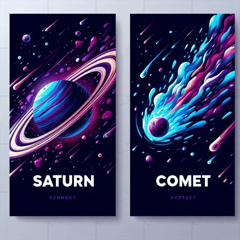 Dual Banner Designs DALL·E Prompt | PromptBase