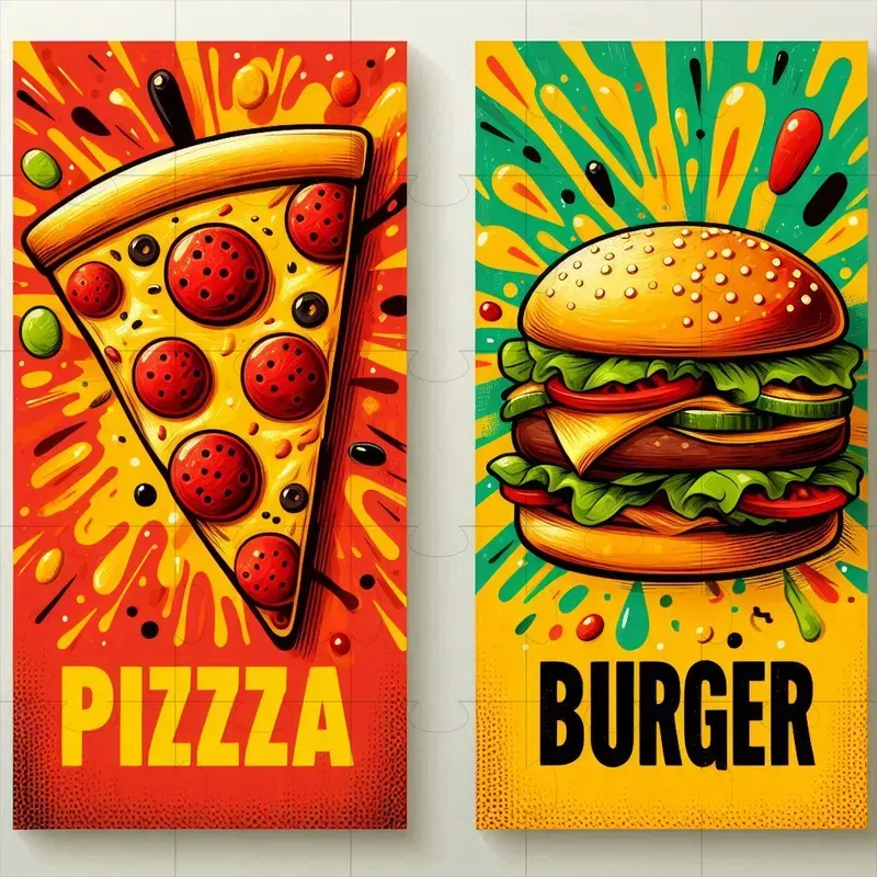 Dual Banner Designs DALL·E Prompt | PromptBase