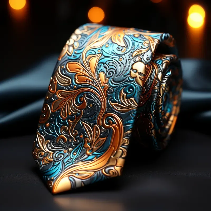 High End Mens Tie Designs Midjourney Prompt | PromptBase