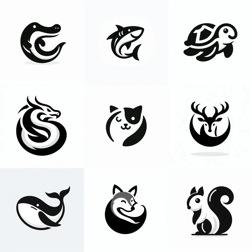 Simple Playful Logos DALL·E Prompt | PromptBase