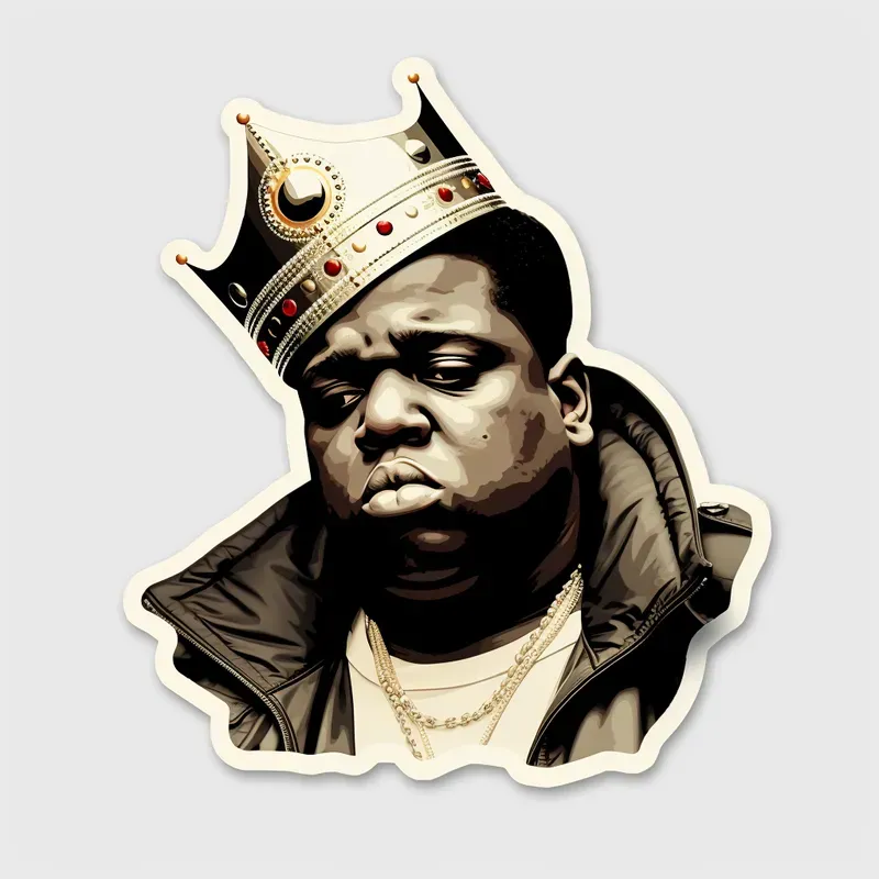 Famous Rappers Stickers Midjourney Prompt | PromptBase