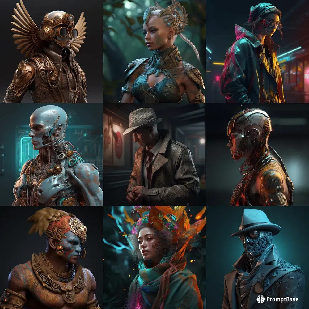 Stylized Realism Character Presets Midjourney Prompt | PromptBase