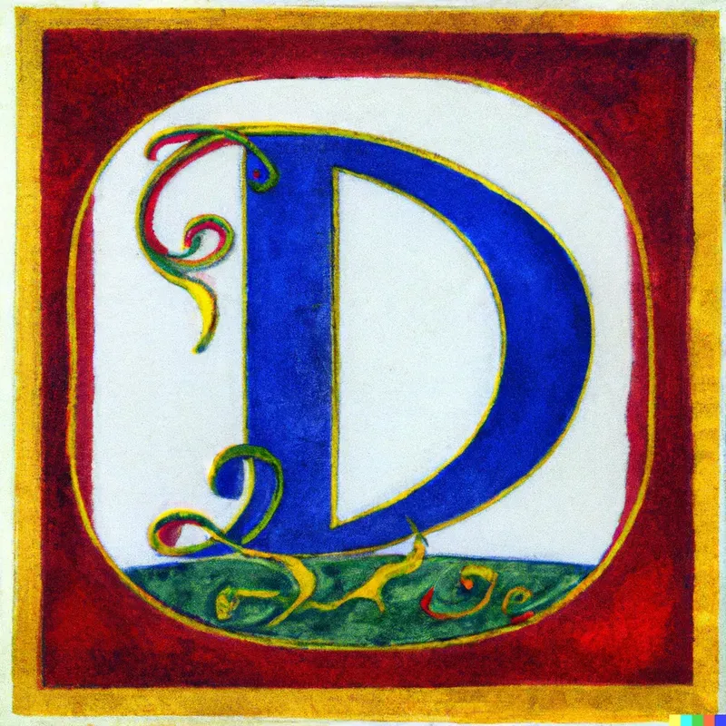 Medieval Manuscript Letters DALL·E Prompt | PromptBase