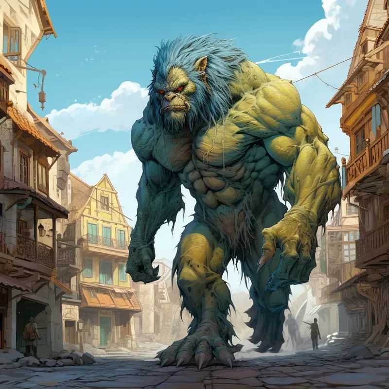 Village Creatures Comic Midjourney Prompt | PromptBase