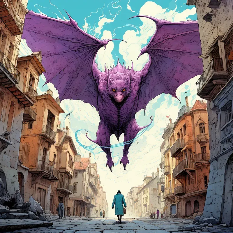 Village Creatures Comic Midjourney Prompt | PromptBase