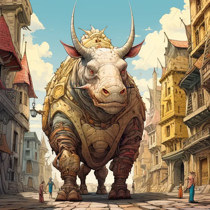 Village Creatures Comic Midjourney Prompt | PromptBase