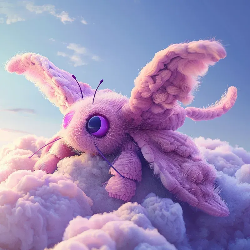 Cloudy Spongy Creatures Midjourney Prompt | PromptBase