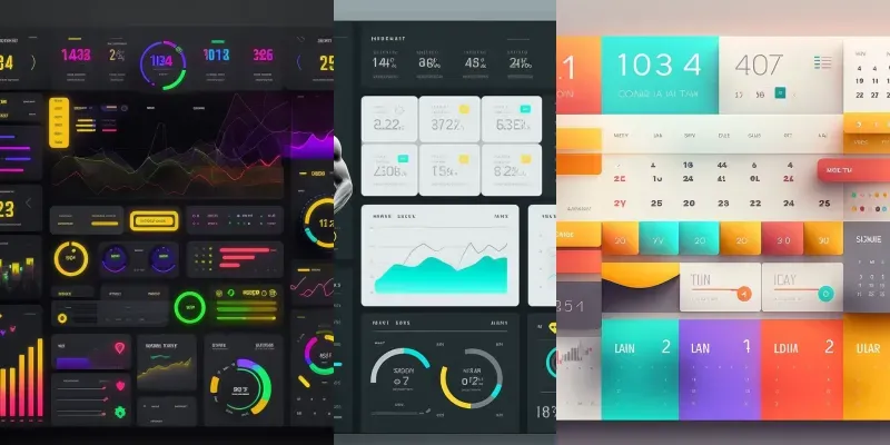 Minimalistic Dashboards Midjourney Prompt | PromptBase