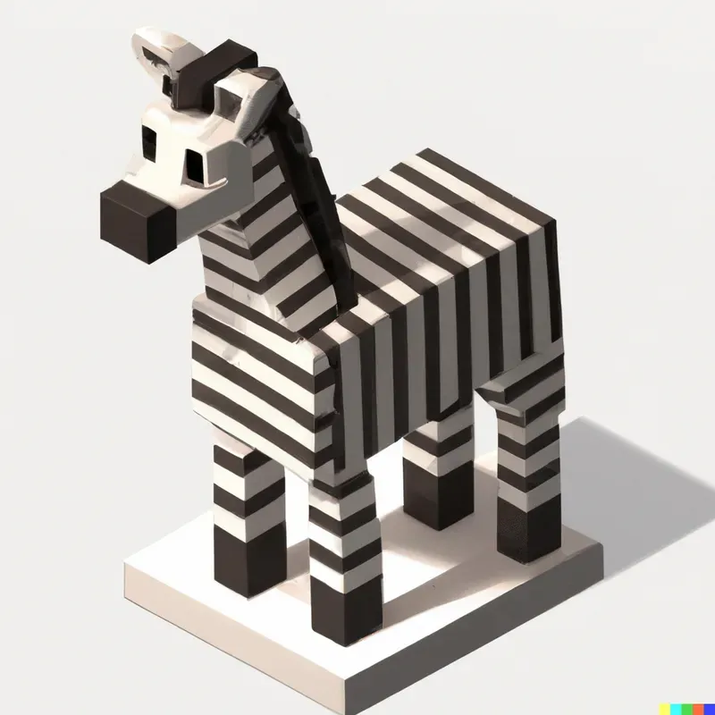Blocky Animals | Voxel Models | Low Poly DALL·E Prompt | PromptBase