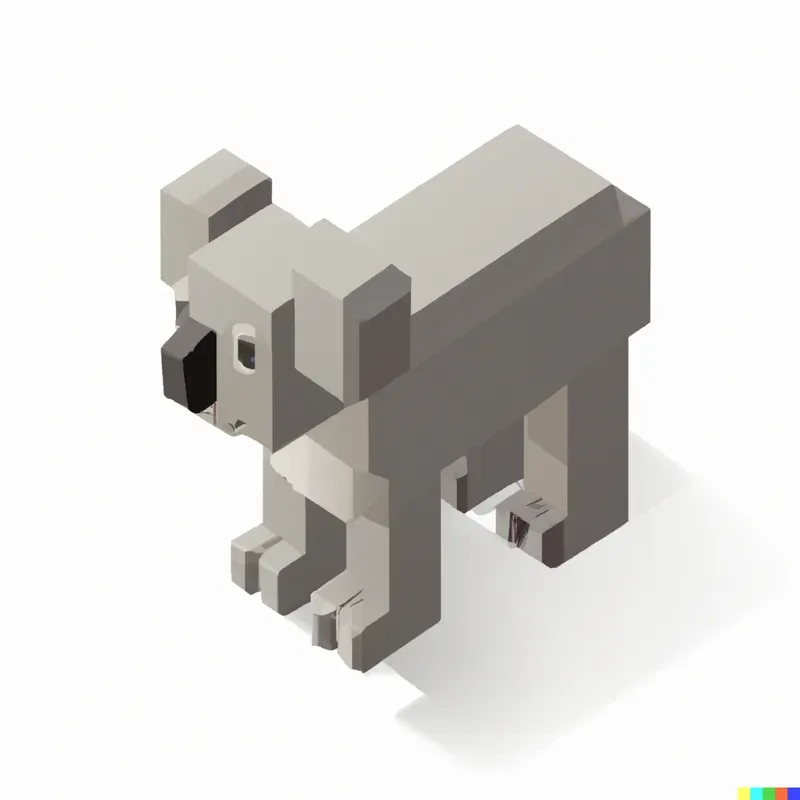 Blocky Animals | Voxel Models | Low Poly DALL·E Prompt | PromptBase
