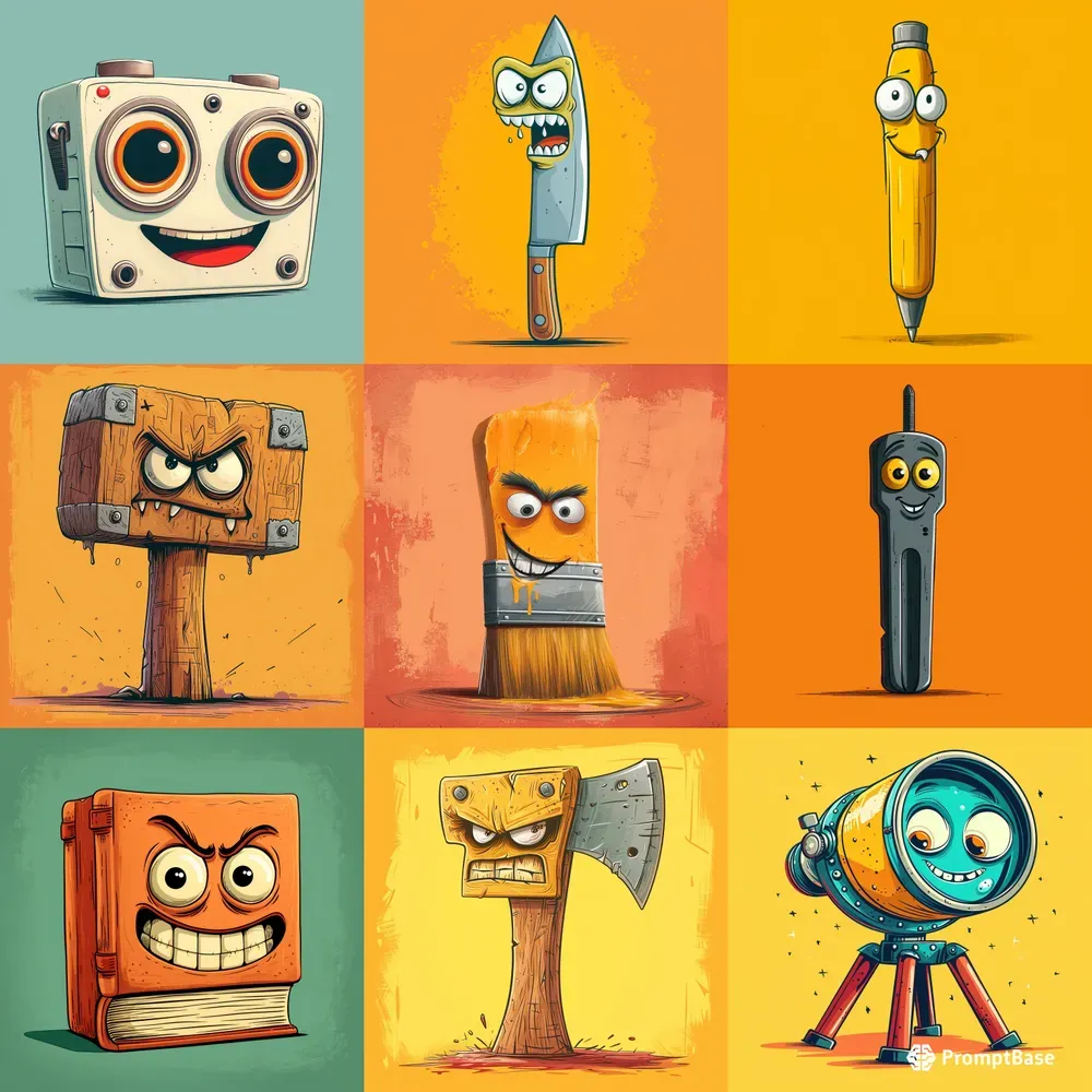 Humanized Objects Midjourney Prompt | PromptBase