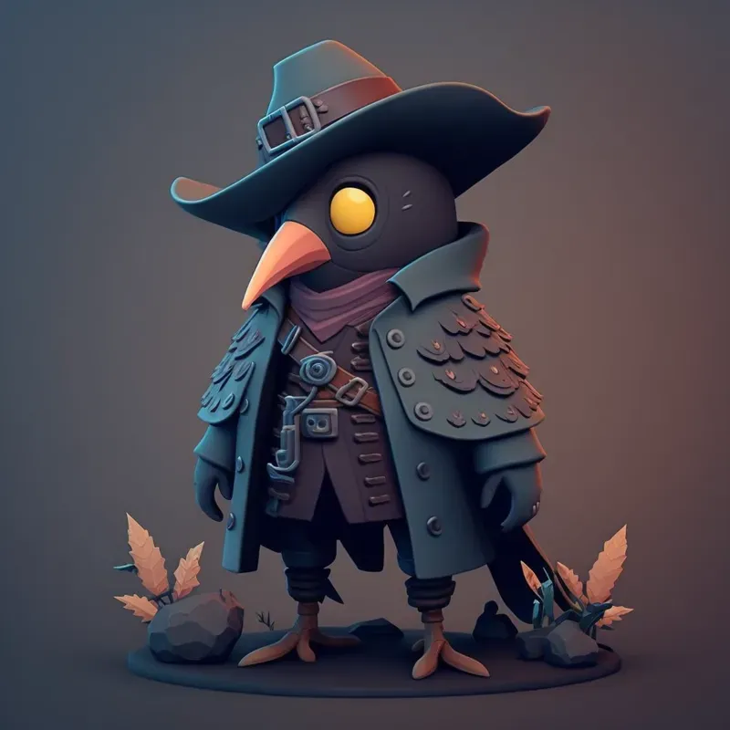 Isometric Character Models Midjourney Prompt | PromptBase