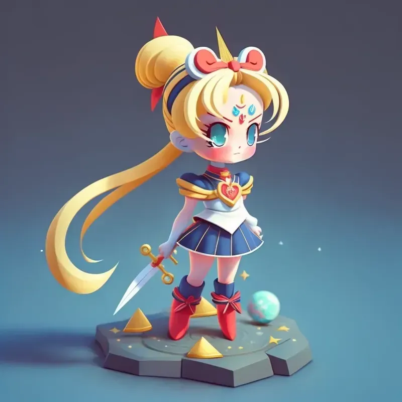 Isometric Character Models Midjourney Prompt | PromptBase