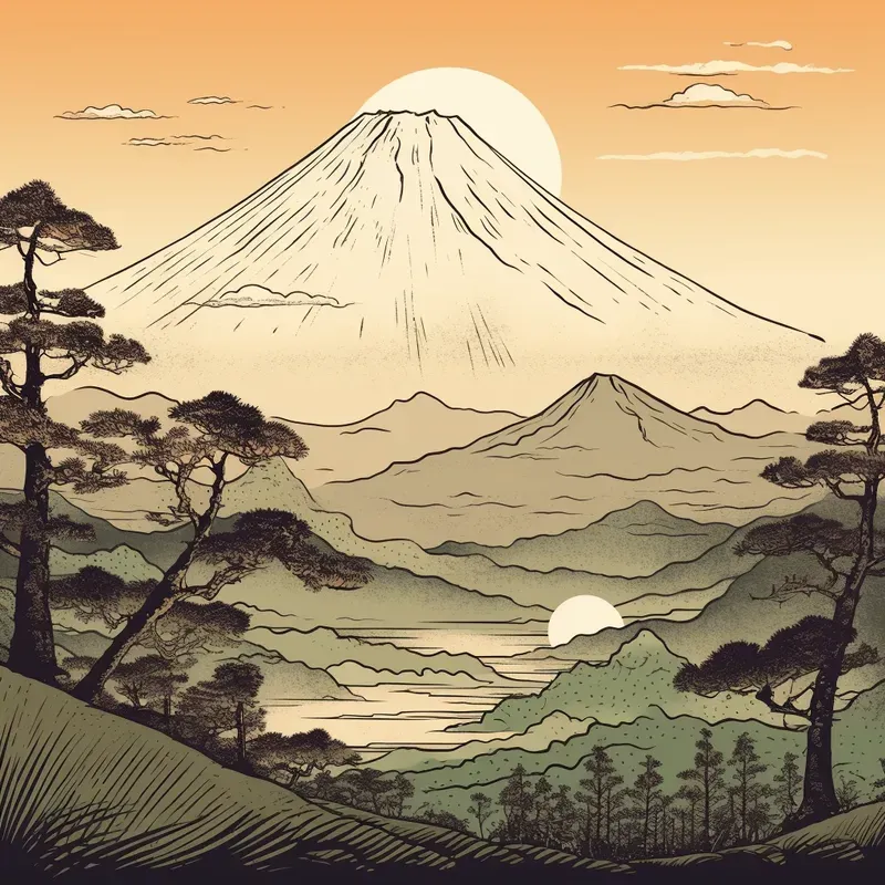 Ukiyoe Japanese Illustrations Midjourney Prompt | PromptBase