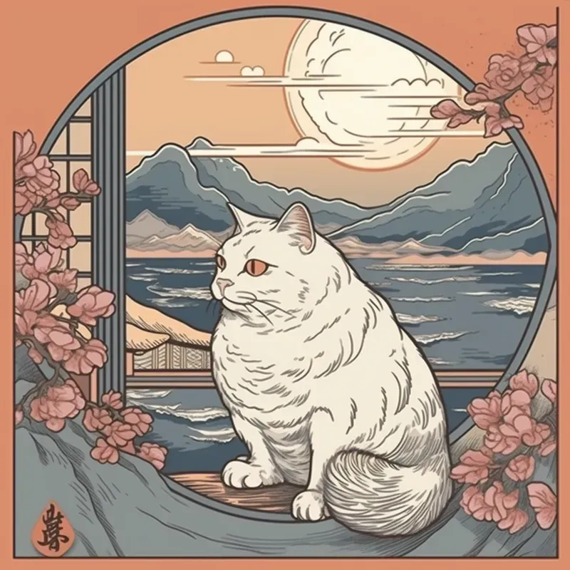 Ukiyoe Japanese Illustrations Midjourney Prompt | PromptBase