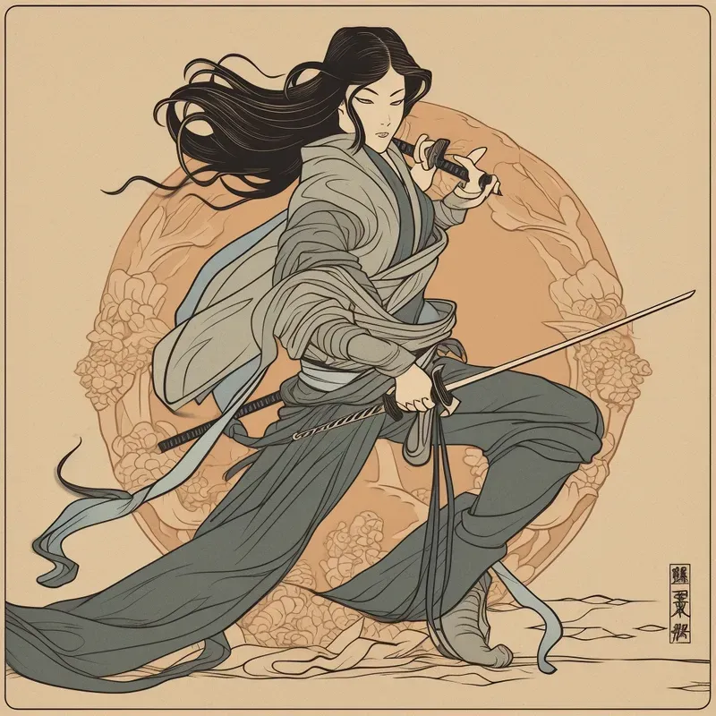 Ukiyoe Japanese Illustrations Midjourney Prompt | PromptBase