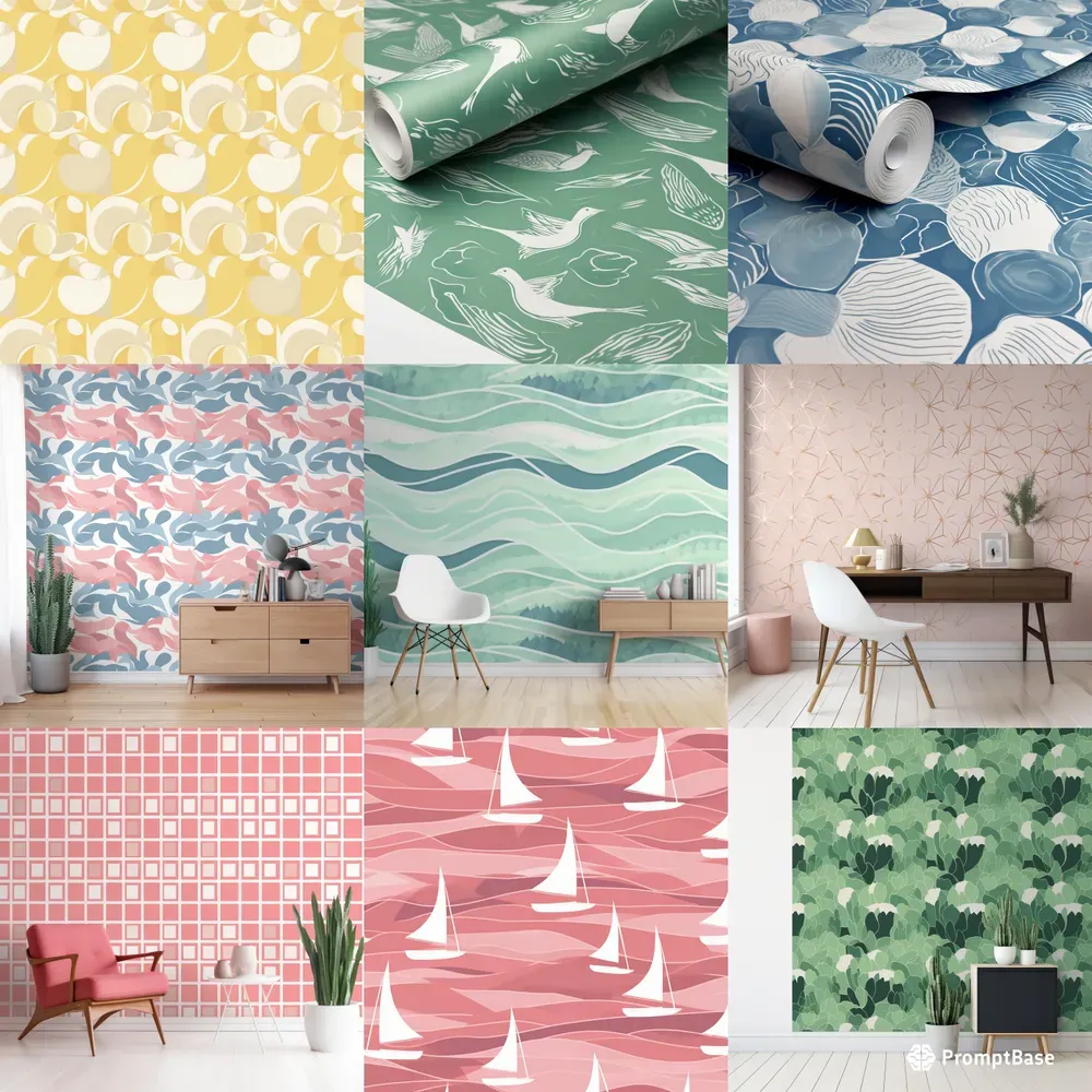 Nature-inspired Repeating Patterns Midjourney Prompt | PromptBase