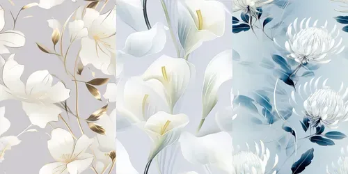 Classy Seamless Floral Patterns Midjourney Prompt | PromptBase