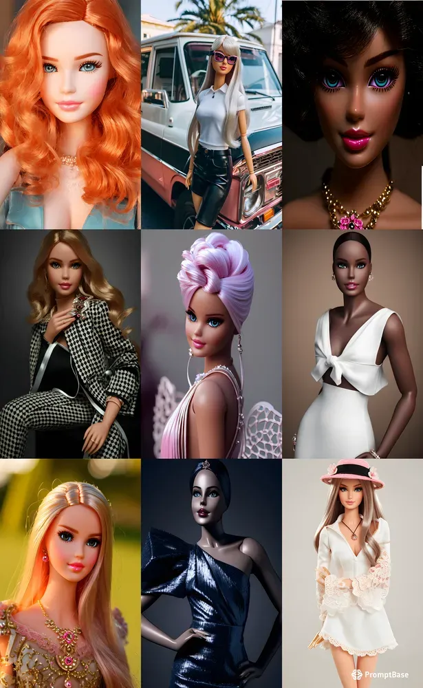 Barbie Style Stable Diffusion Prompt | PromptBase