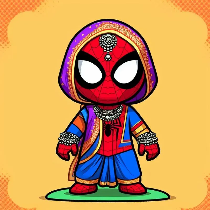 Cute Mini Marvel Characters DALL·E Prompt | PromptBase