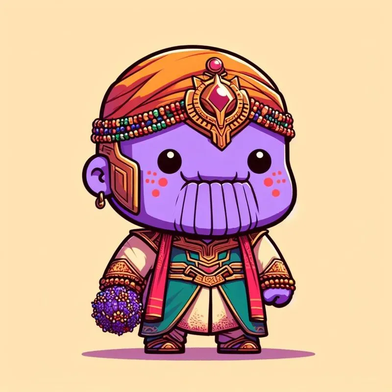 Cute Mini Marvel Characters DALL·E Prompt | PromptBase