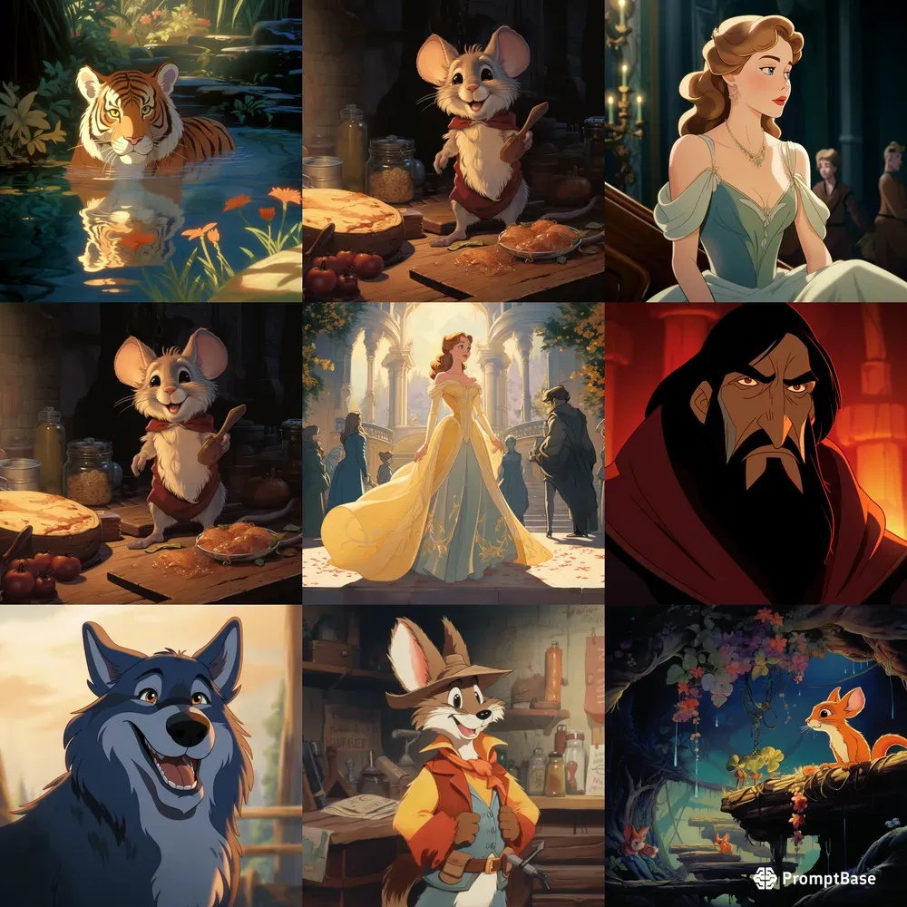 Nostalgic Animated Film Stills Midjourney Prompt | PromptBase