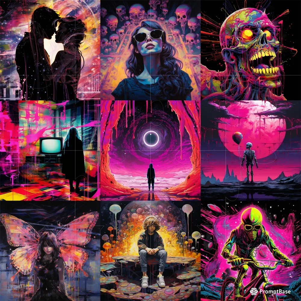 Gritty Retro Manga Art Midjourney Prompt | PromptBase