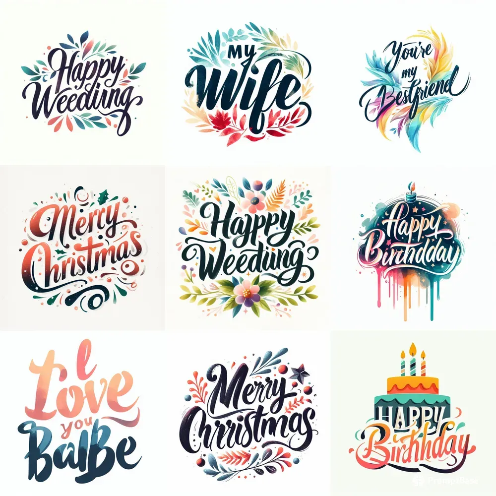 Typography Designs DALL·E Prompt | PromptBase