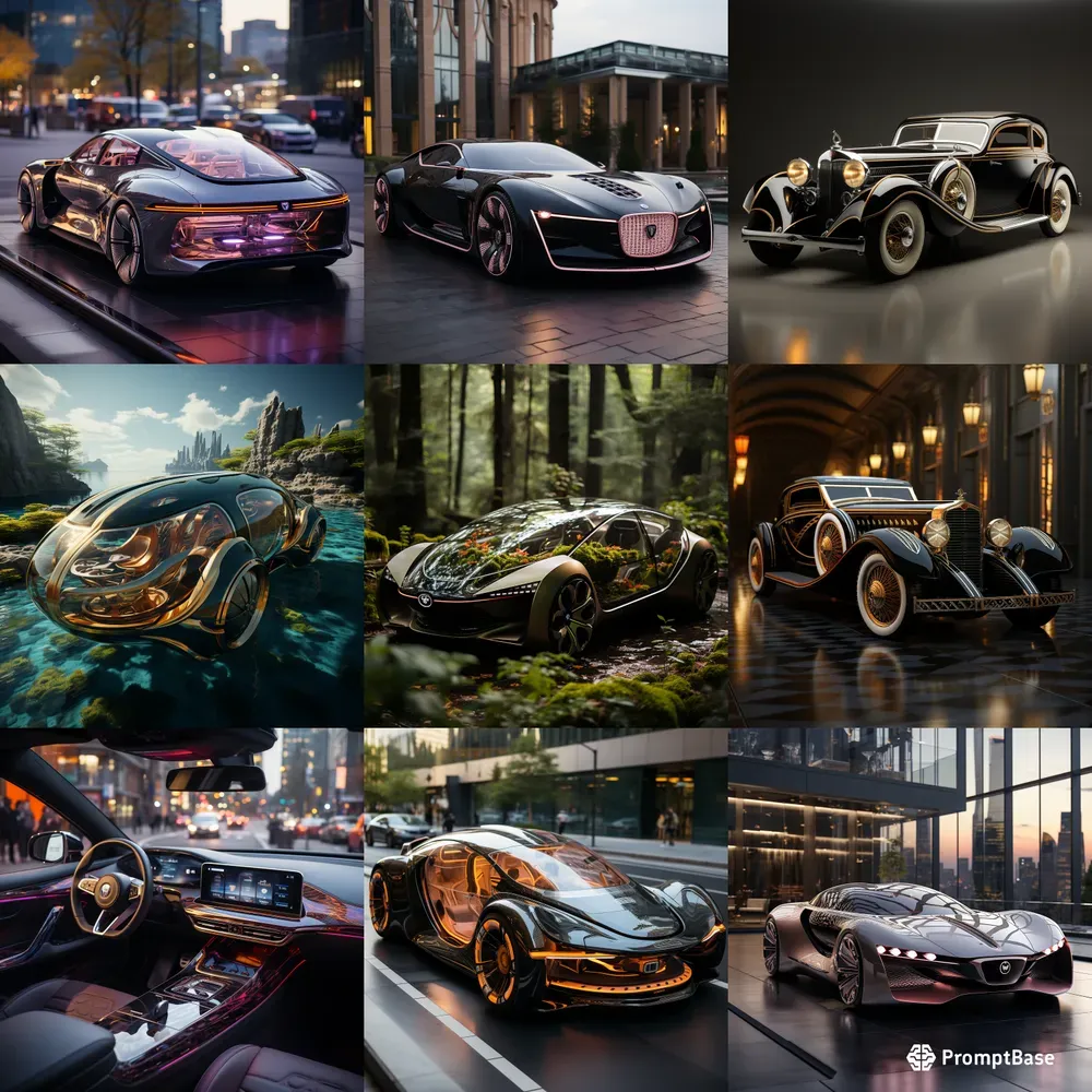 Design Luxury Cars Midjourney Prompt | PromptBase