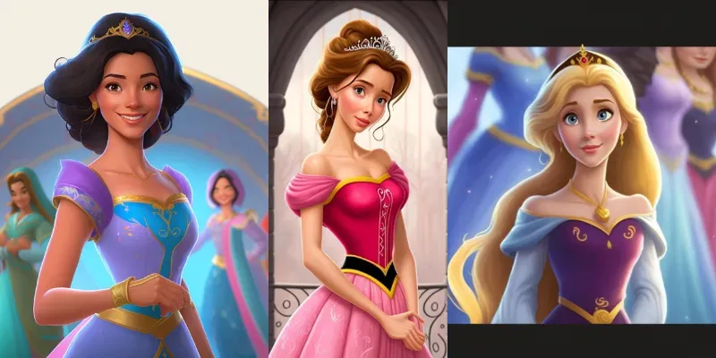 Create Your Own Disney Princess Midjourney Prompt | PromptBase