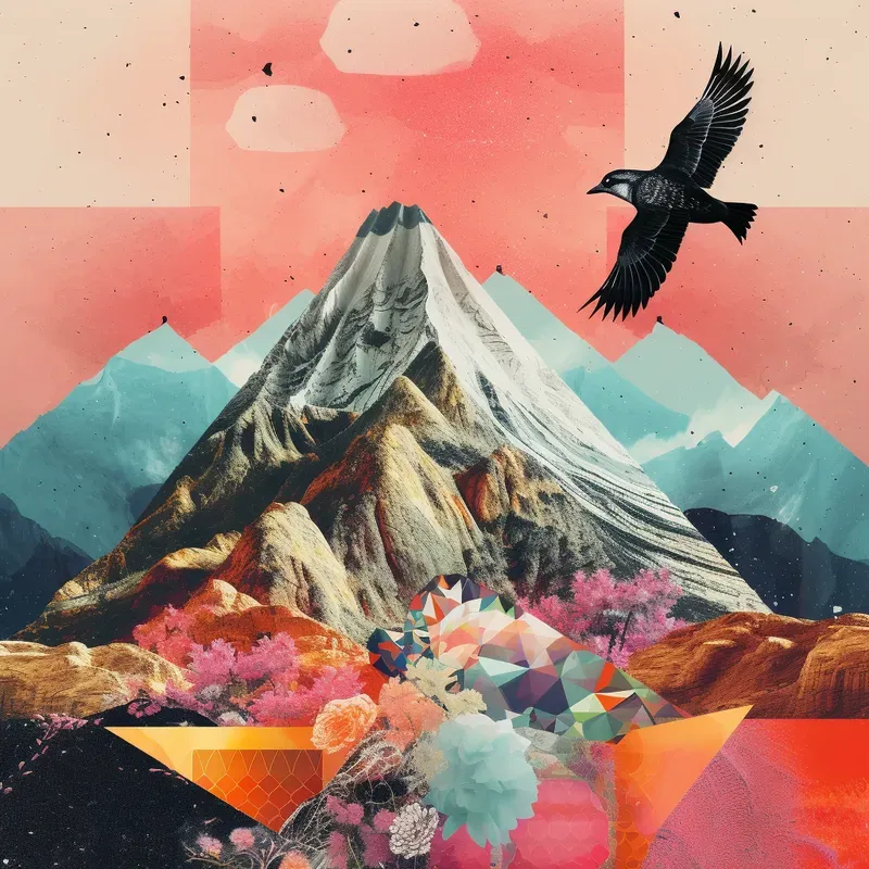 Surreal Digital Collages Midjourney Prompt | PromptBase Surreal Digital Collages Midjourney Prompt | PromptBase