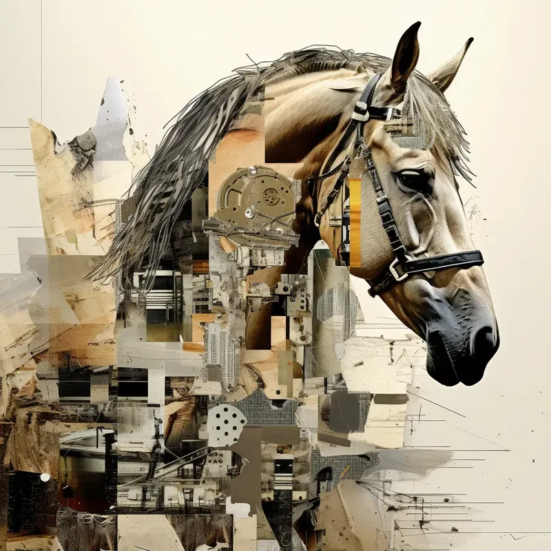 Dadaist Style Collages Midjourney Prompt | PromptBase