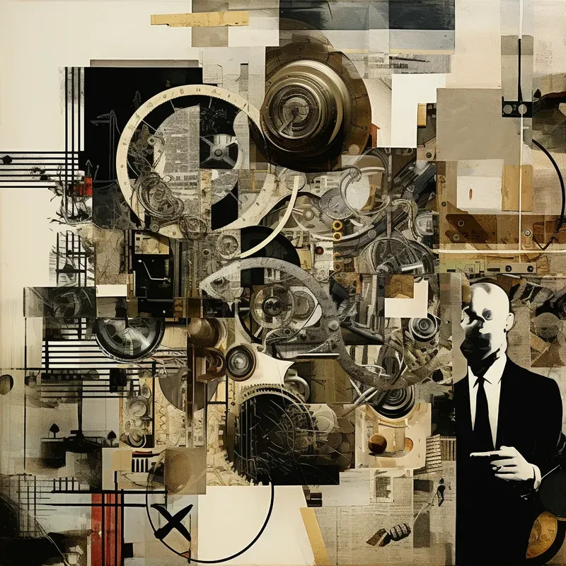 Dadaist Style Collages Midjourney Prompt | PromptBase