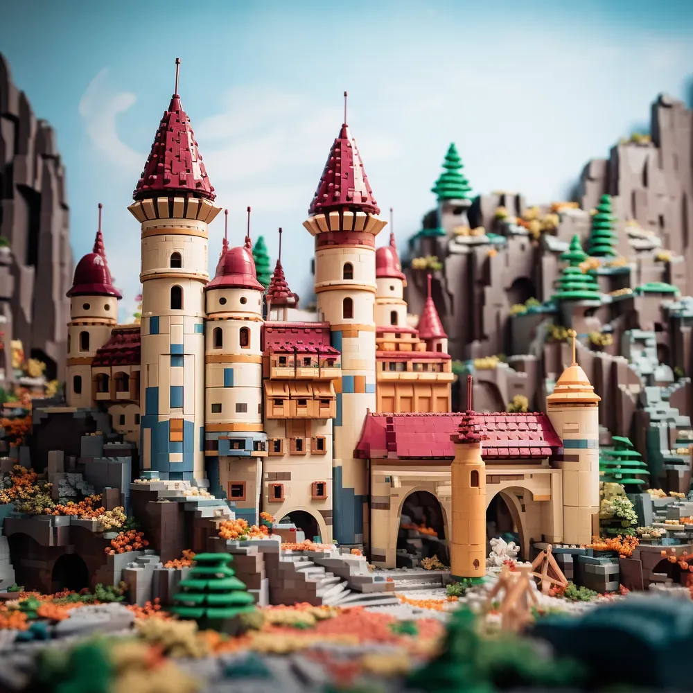 Lego Castles Midjourney Prompt | PromptBase