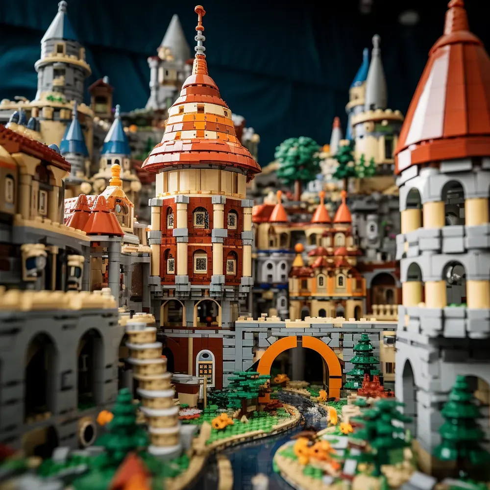 Lego Castles Midjourney Prompt | PromptBase