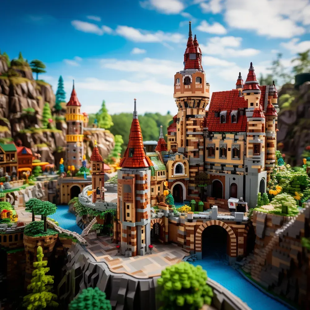 Lego Castles Midjourney Prompt | PromptBase
