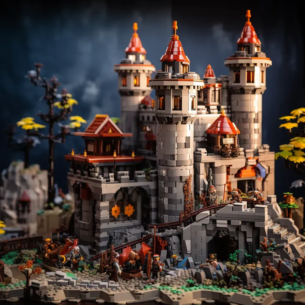Lego Castles Midjourney Prompt | PromptBase