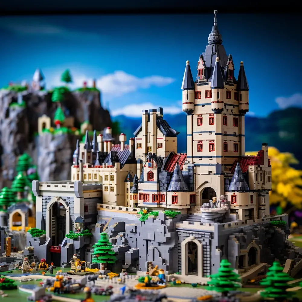 Lego Castles Midjourney Prompt | PromptBase
