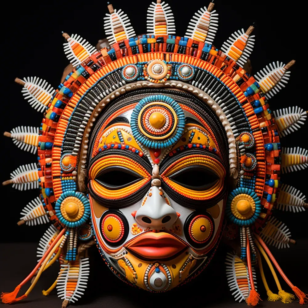 Junkanoo Masks Midjourney Prompt | PromptBase