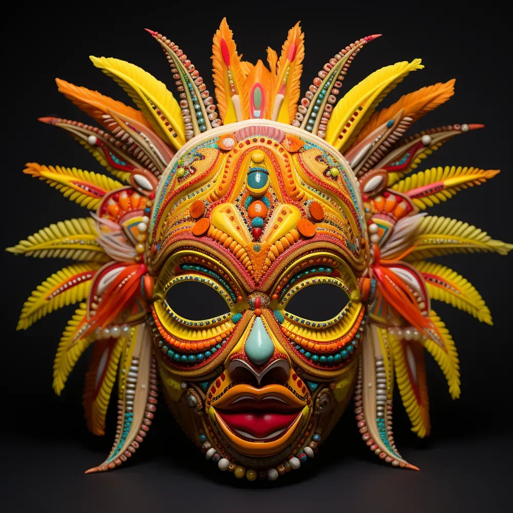 Junkanoo Masks Midjourney Prompt | PromptBase