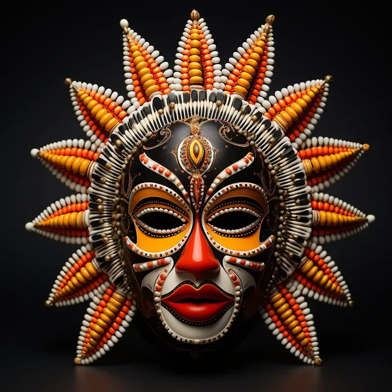 Junkanoo Masks Midjourney Prompt | PromptBase