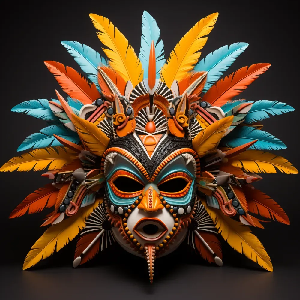 Junkanoo Masks Midjourney Prompt | PromptBase