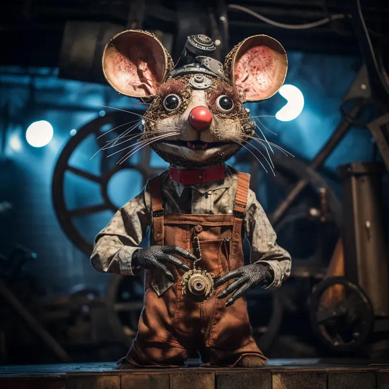 Creepy Animatronic Animals Midjourney Prompt | PromptBase
