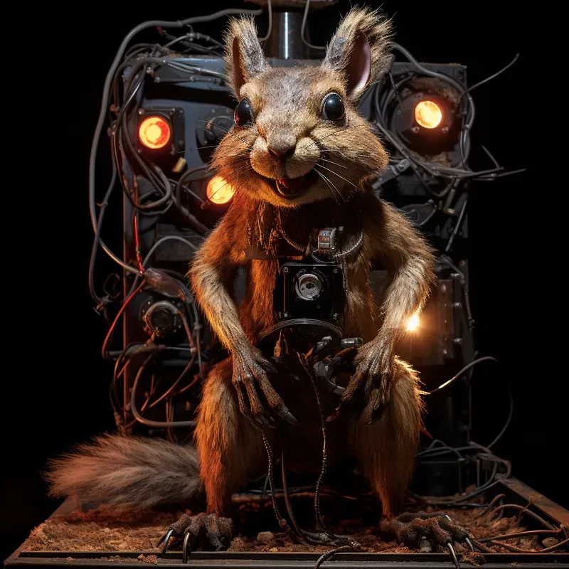 Creepy Animatronic Animals Midjourney Prompt | PromptBase