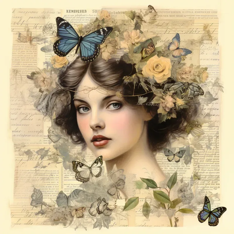 Decoupage Collages Midjourney Prompt | PromptBase