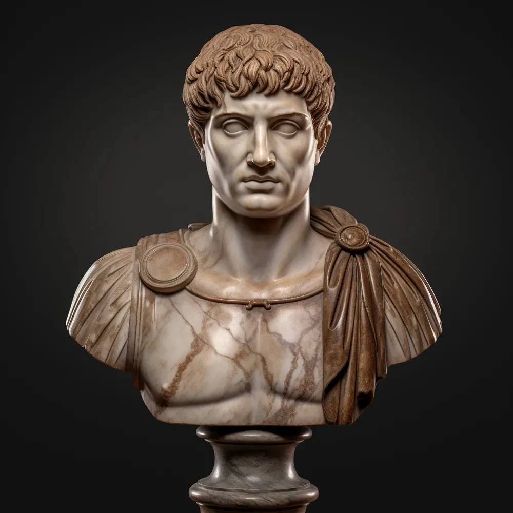 Roman Empire Marble Busts Midjourney Prompt | PromptBase